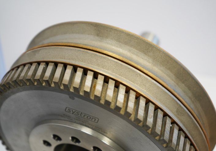 Systron esX | Vertical Glass Seaming and Grinding Machine